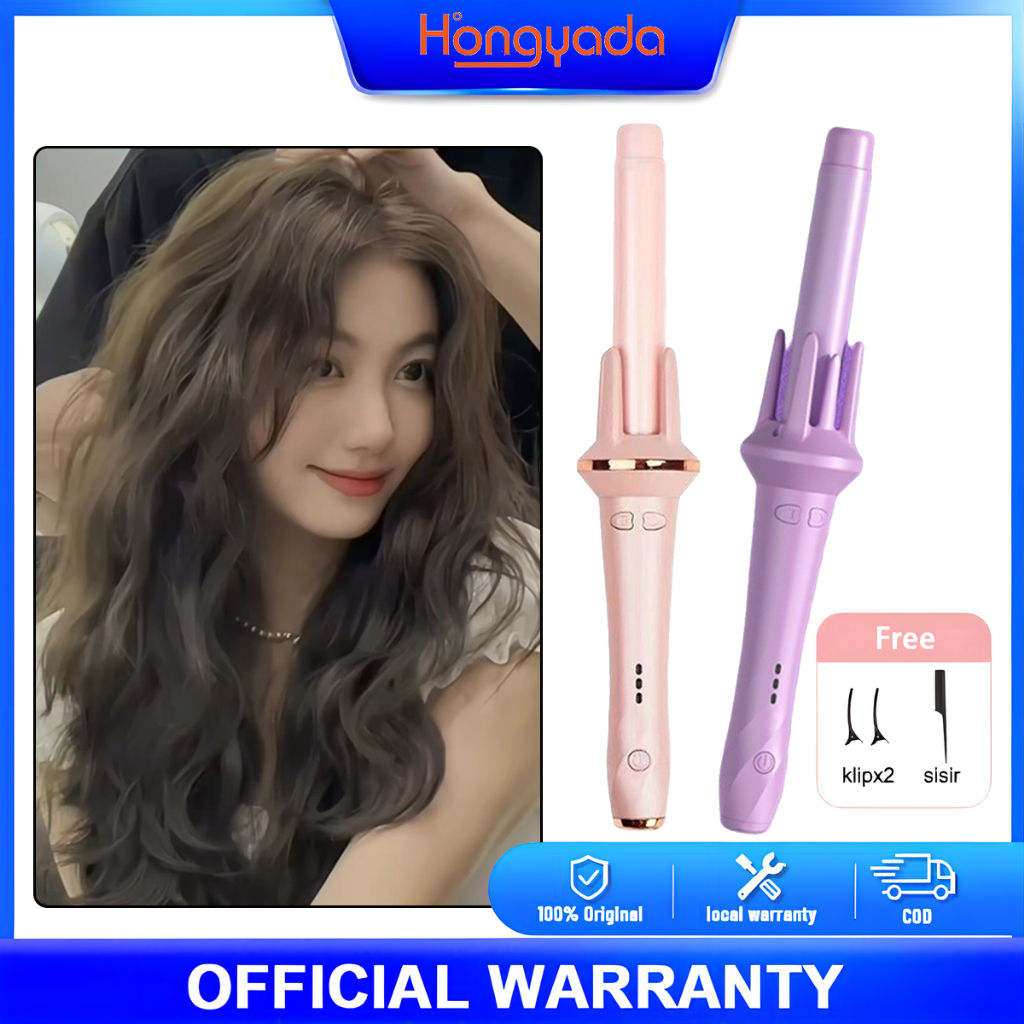 Jual ★COD★ hongyada Catokan Curly Otomatis 28MM Ceramics Curly Rambut ...