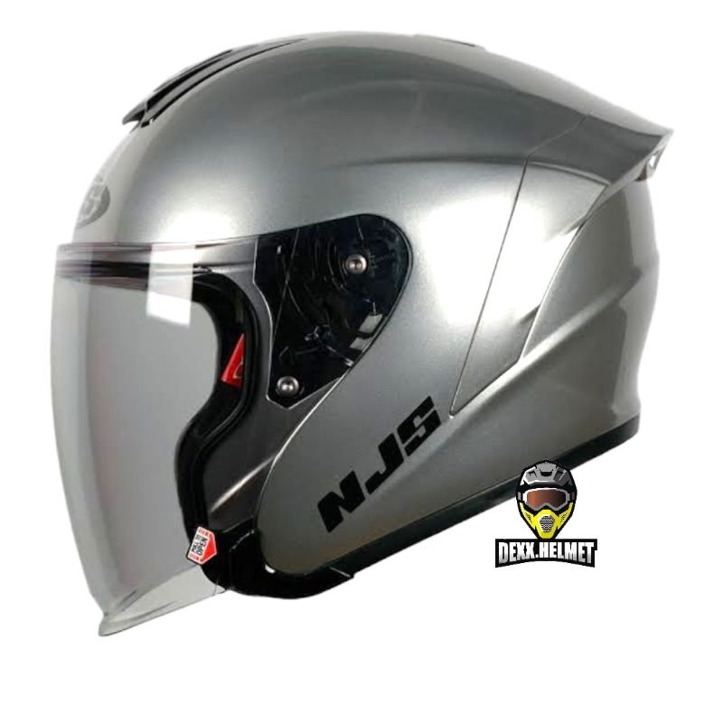 Jual Helm NJS KAIROZ Solid Half Face Original | Shopee Indonesia