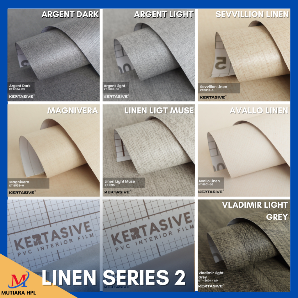 Jual KERTASIVE PVC INTERIOR FILM - LINEN SERIES 2 - PELAPIS INTERIOR ...