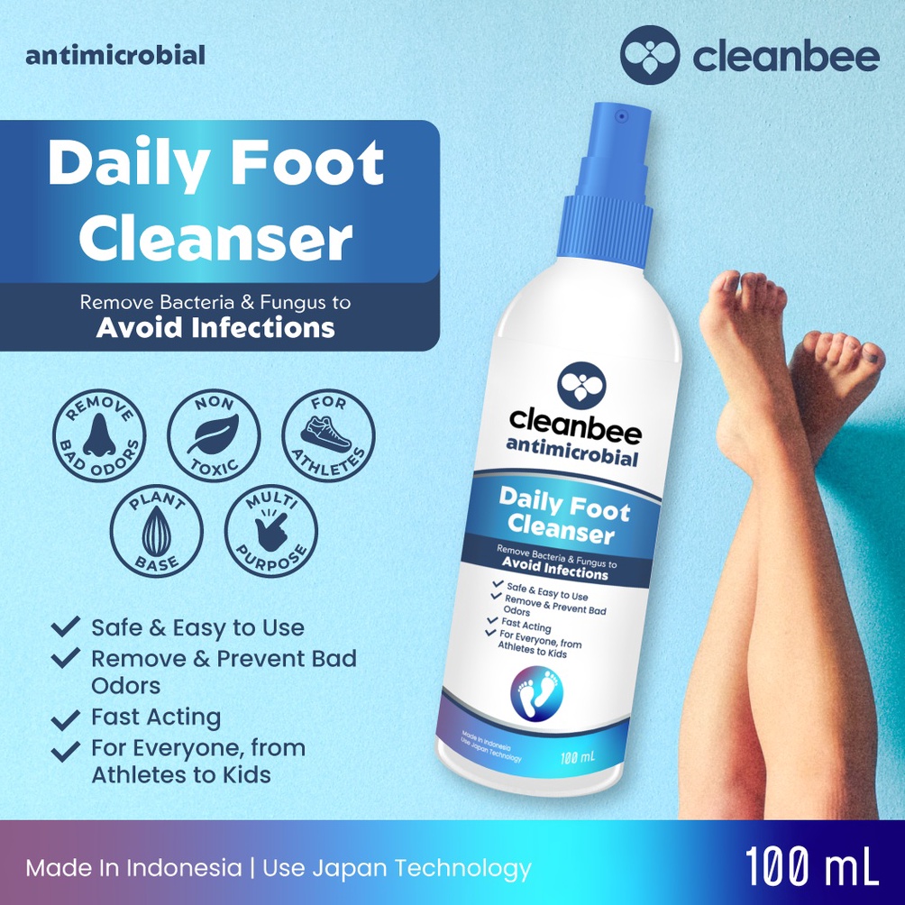 Jual Best produk Cleanbee Antimicrobial Daily Foot Cleanser 1 mL 8P | Shopee Indonesia