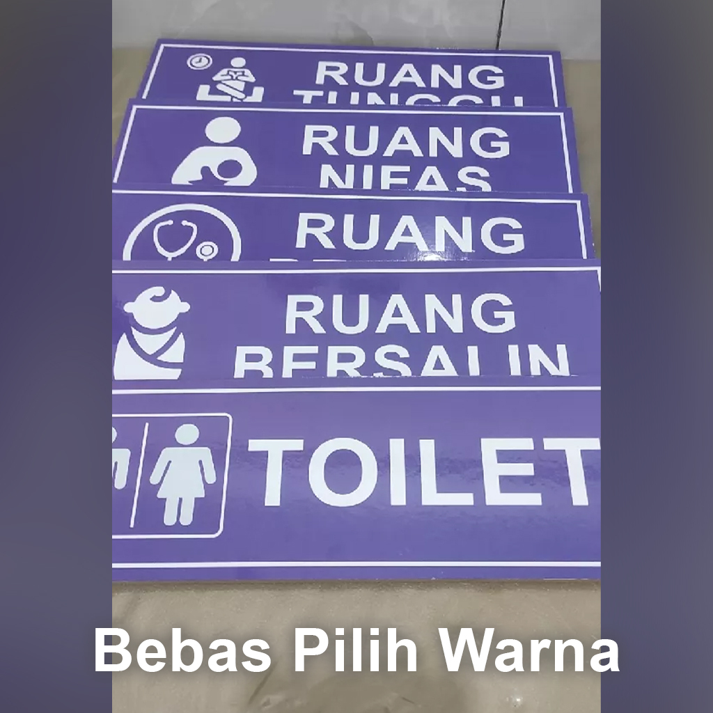 Jual CUSTOM PAPAN NAMA RUANGAN PETUNJUK PERINGATAN SIGN BOARD GANTUNG ...