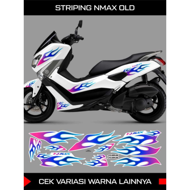 Jual Stiker Striping Motor Nmax Old / Sticker Variasi Motor Nmax Lama ...