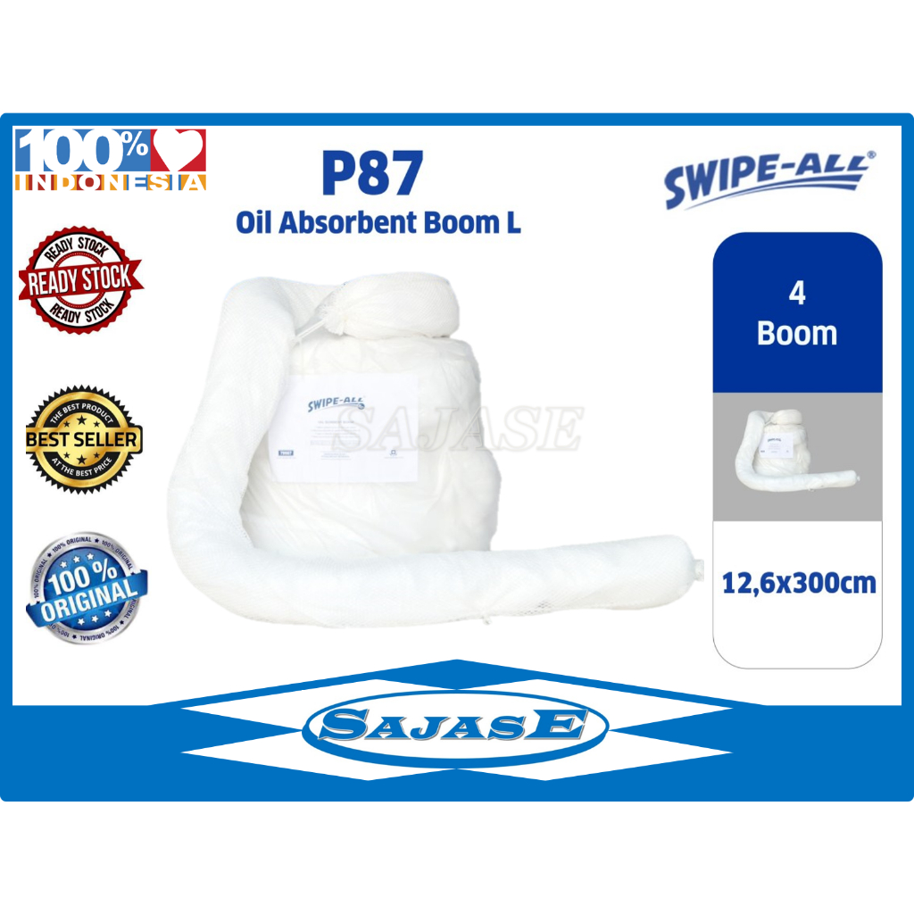 Jual Oil Absorbent Boom SWIPE ALL P87 Ukuran 12,6cm x 300cm Harga Murah ...