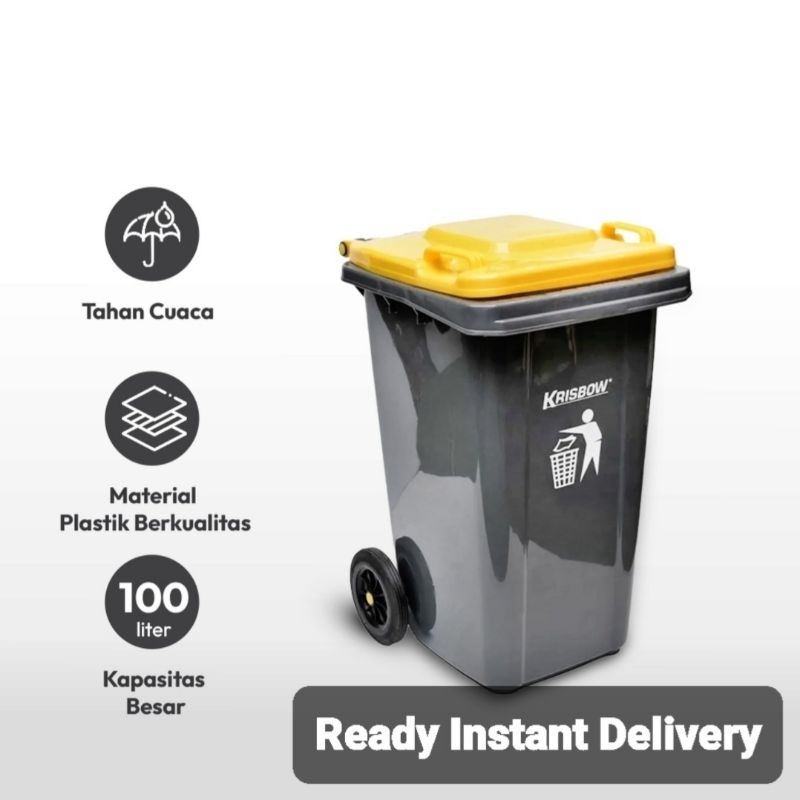 Jual Tempat Sampah Roda 100 Ltr | Shopee Indonesia