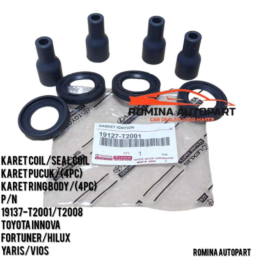 Jual KARET COI KOIL SEAL BUSI INNOVA | FORTUNER | HILUX | CAMRY | YARIS ...
