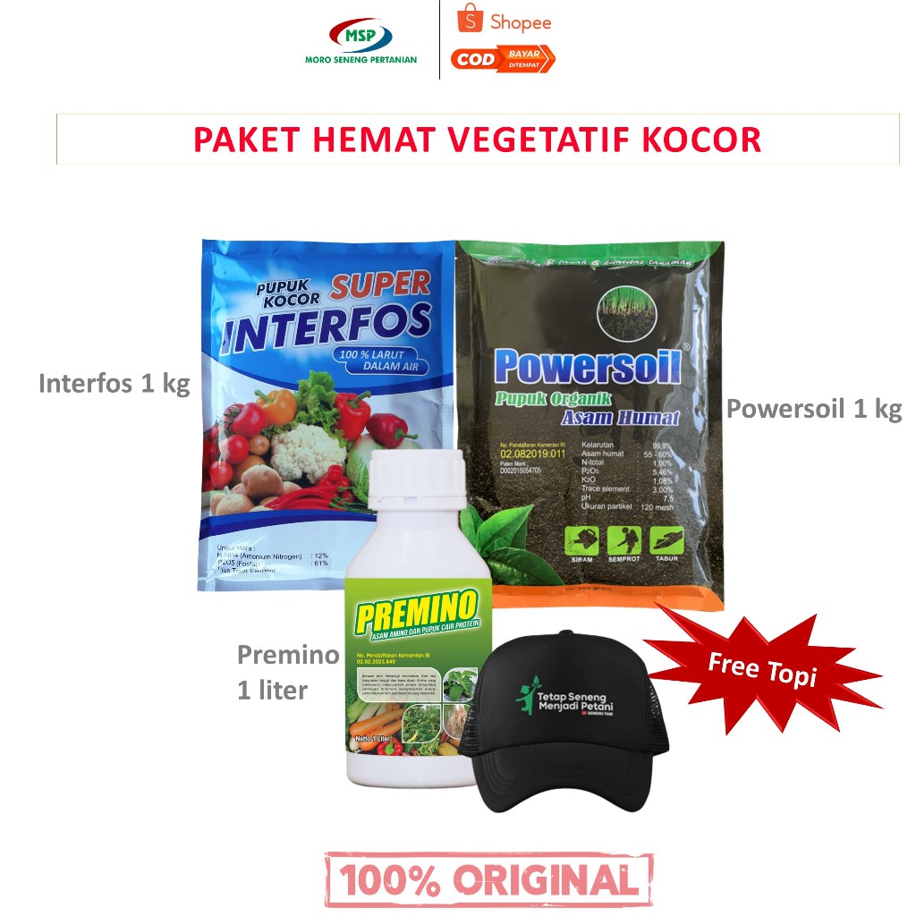 Jual PAKET HEMAT KOCOR MASA VEGETATIF | Shopee Indonesia