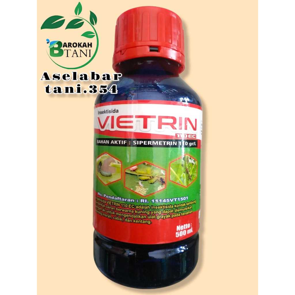 Jual Insektisida VIETRIN | RIZOTIN 110EC - 500 ml - Bahan aktif ...