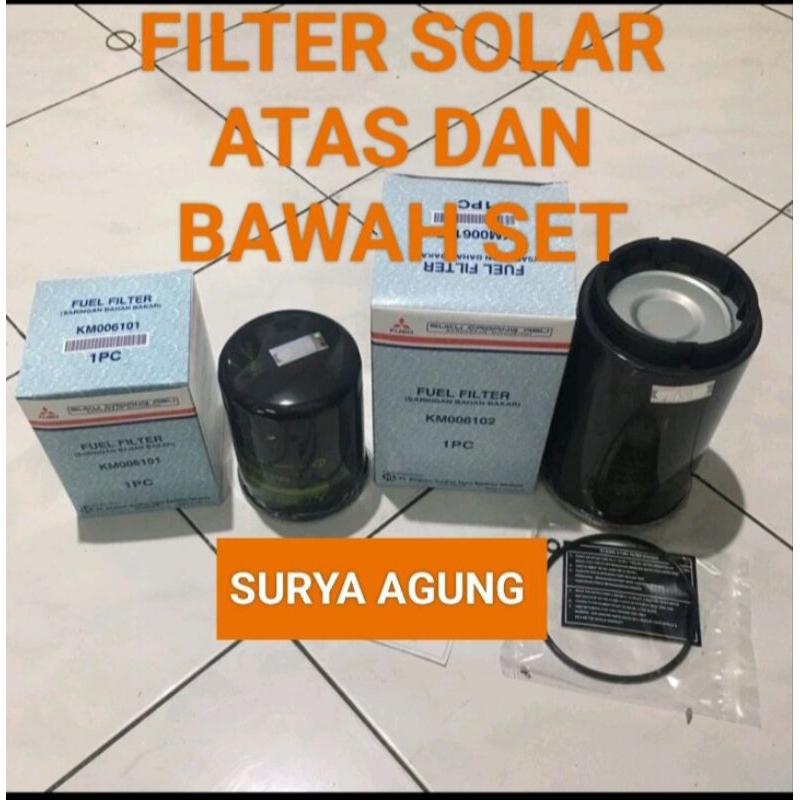 Jual FILTER SOLAR ATAS DAN BAWAH SET MITSUBISHI NEW CANTER PS 125 EURO ...