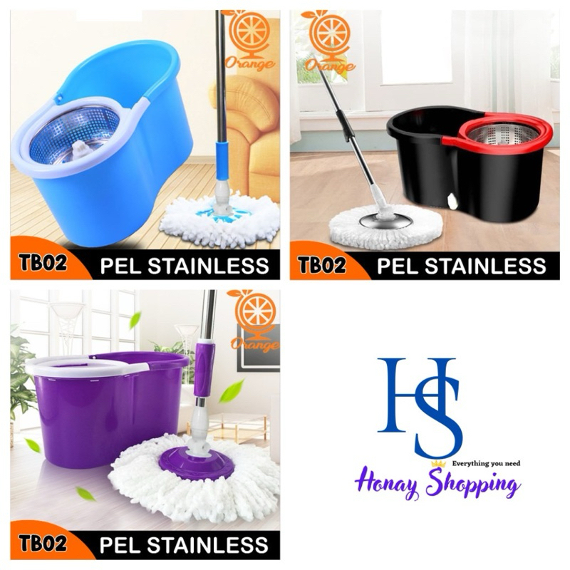 Jual Super Spin MOP / pengepel lantai / Alat Pel Lantai praktis / Kain ...