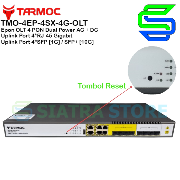 Jual Tarmoc TMO-4EP-4SX-4G-OLT | OLT EPON 4 PON ( Bukan OLT HSGQ E04R 4 PON ) | Shopee Indonesia
