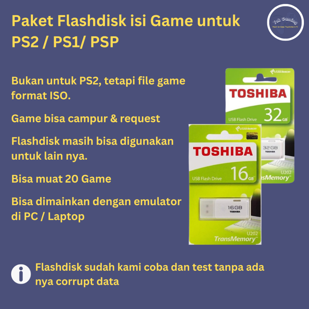 Jual Paket Flashdisk isi Game untuk PS2 / PS1/ PSP | Shopee Indonesia