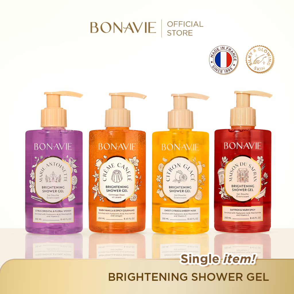 Jual CC - Bonavie Brightening Shower Gel 250 ml | Shopee Indonesia