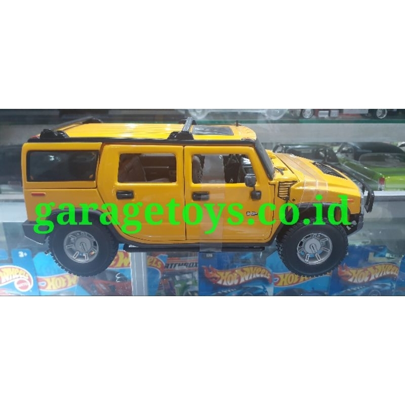 Jual Maisto 1:18 Diecast Hummer H2 SUV | Shopee Indonesia