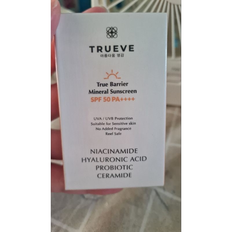 Jual TRUEVE TRUE BARRIER MINERAL SUNSCREEN SPF 50 PA+++ | Shopee Indonesia