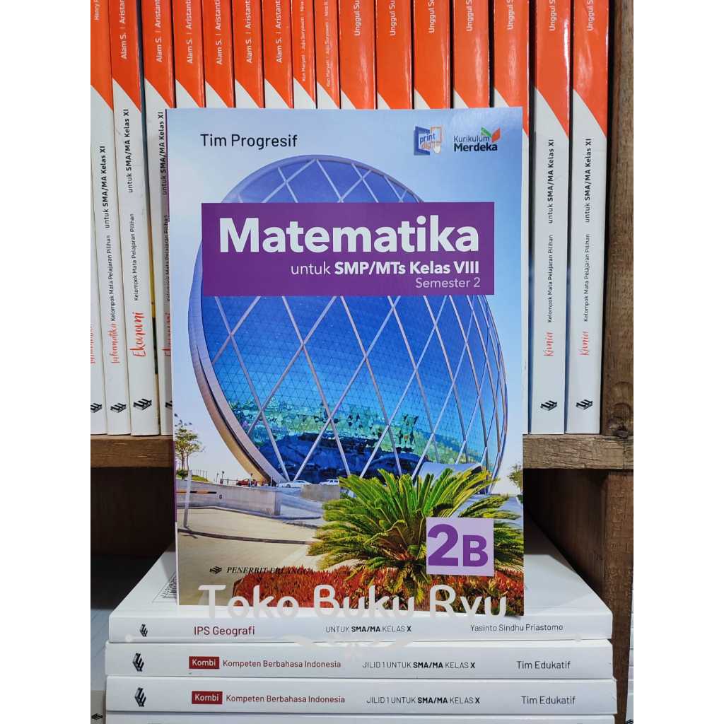 Jual Buku Matematika 2B Kelas 2/8 SMP Kurikulum Merdeka Erlangga ...