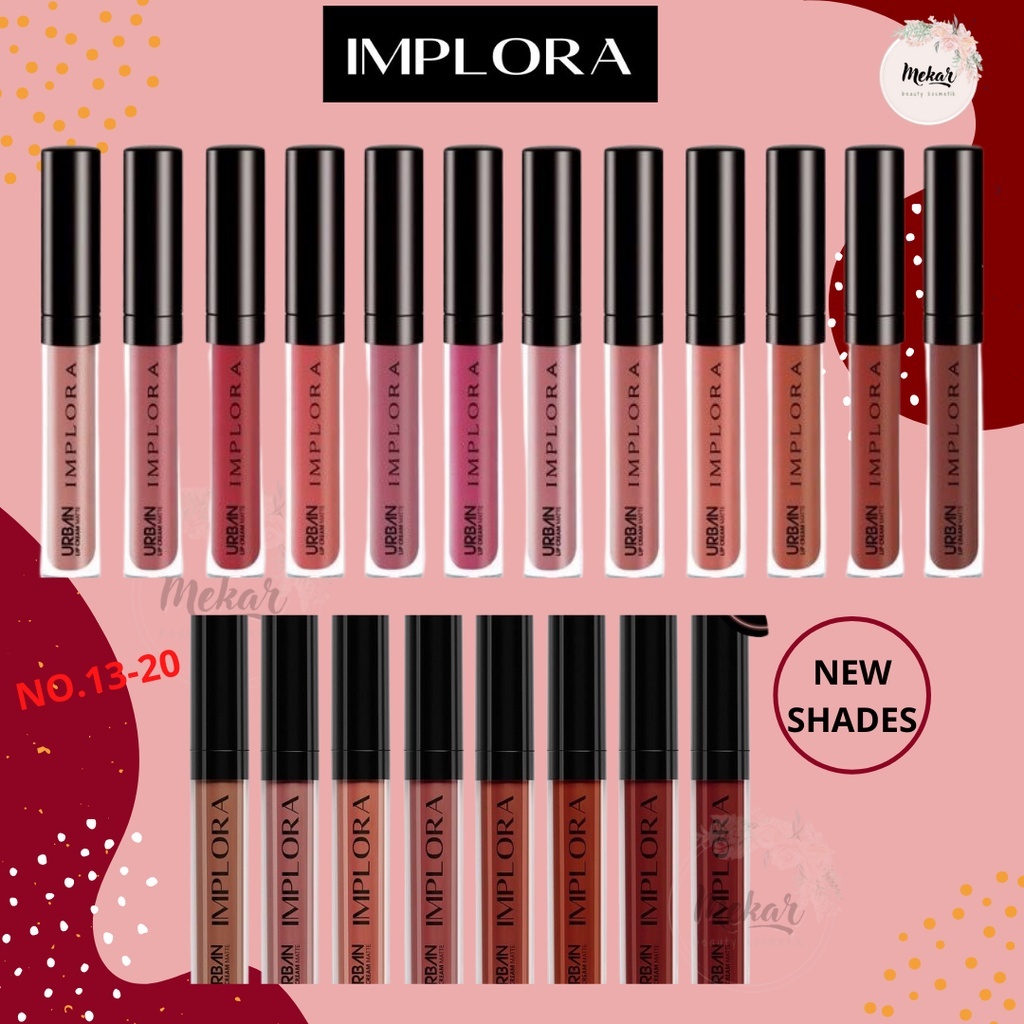 Jual Implora Urban LipCream (Implora Lip Cream) | Shopee Indonesia