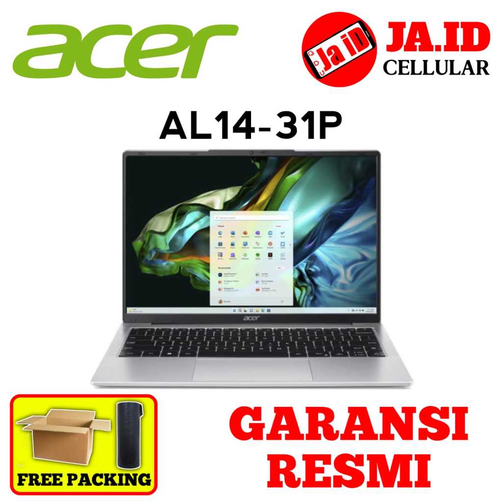 Jual LAPTOP ACER AL14-31P INTEL N100 ORIGINAL GARANSI RESMI | Shopee ...