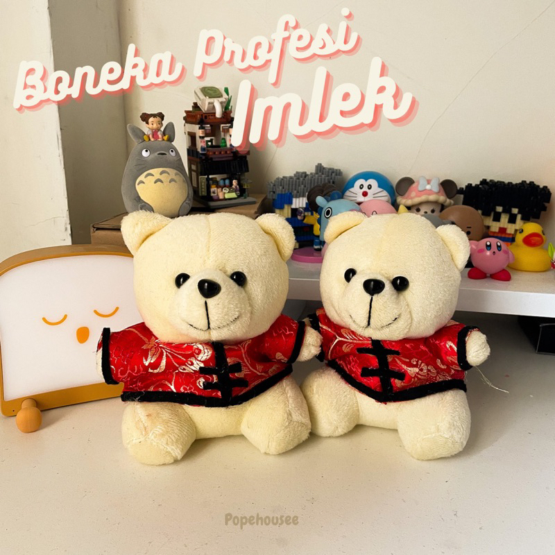 Jual BONEKA IMLEK 15cm PROFESI BERUANG TEDDY BEAR GIFT SINCIA CHINESE ...
