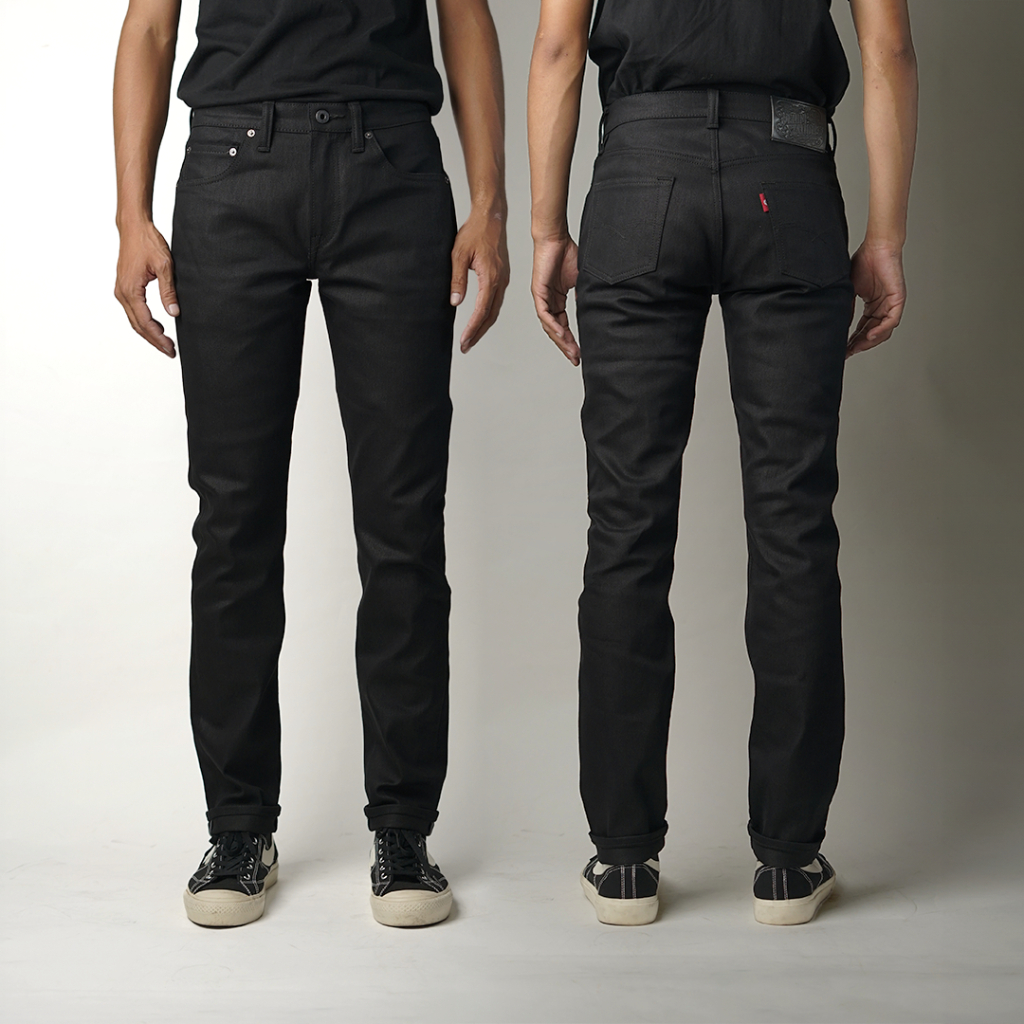 Jual The Denim Station-BRAHMA New Superior Black Stretch 13oz Denim ...