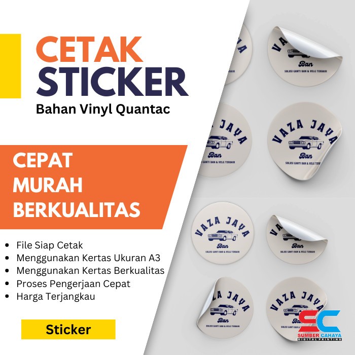 Jual CETAK STIKER A3 LOGO KEMASAN | CUSTOM LABEL GAMBAR | PRINT LOGO ...