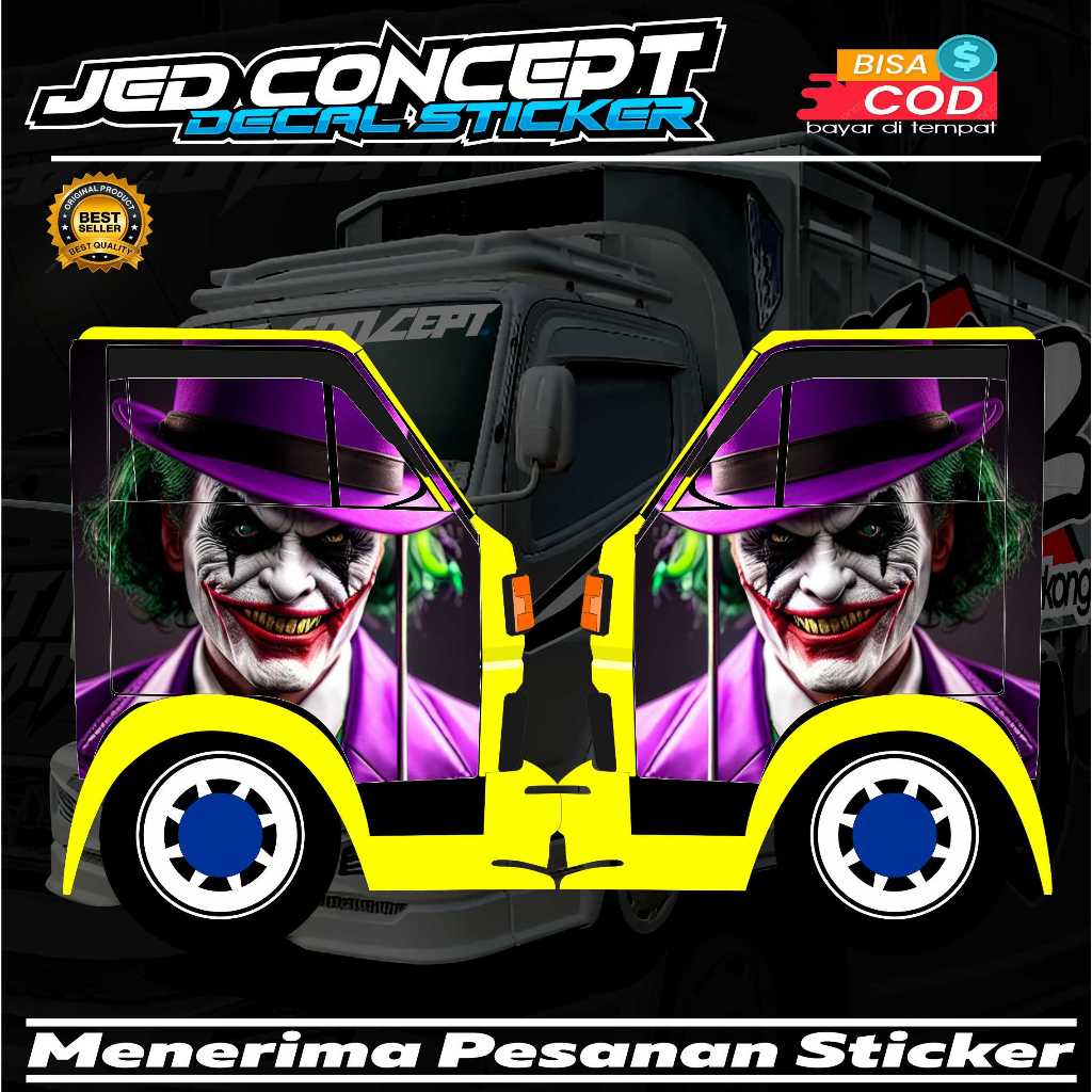 Jual DECAL STIKER PINTU KABIN UMPLUNG CUMPLUNG BLOCK STICKER BISA CUSTO ...