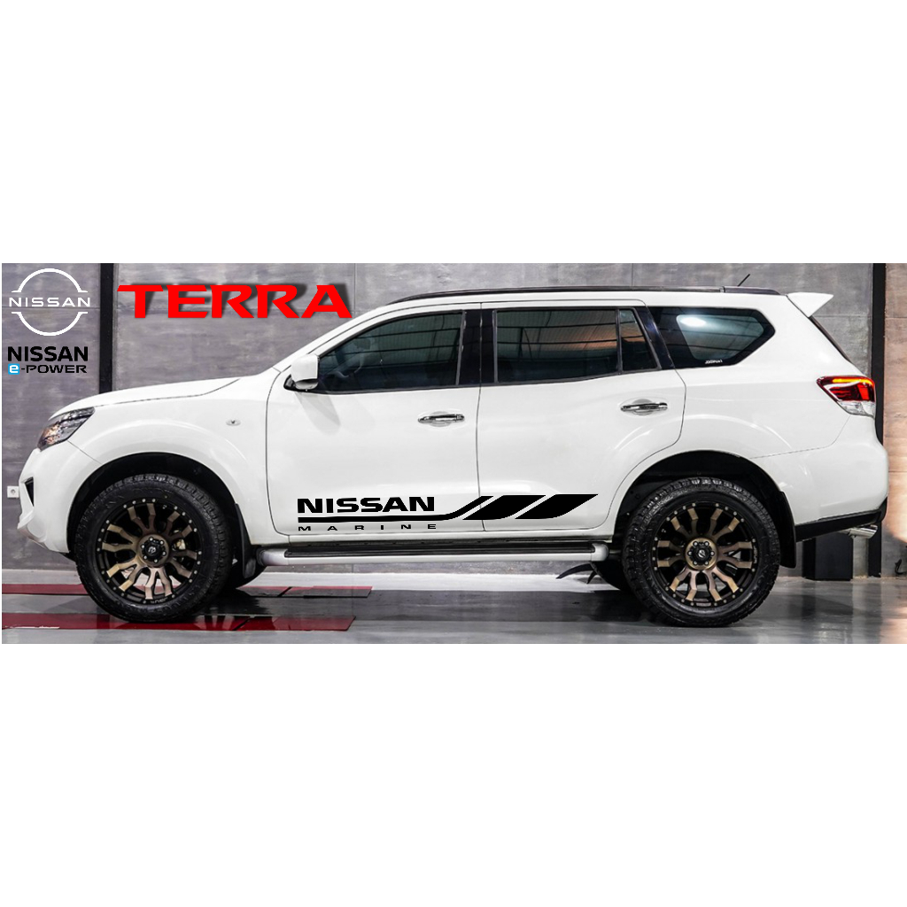 Jual STICKER BODY SAMPING NISSAN TERRA STRIPING NISSAN TERRA | Shopee ...