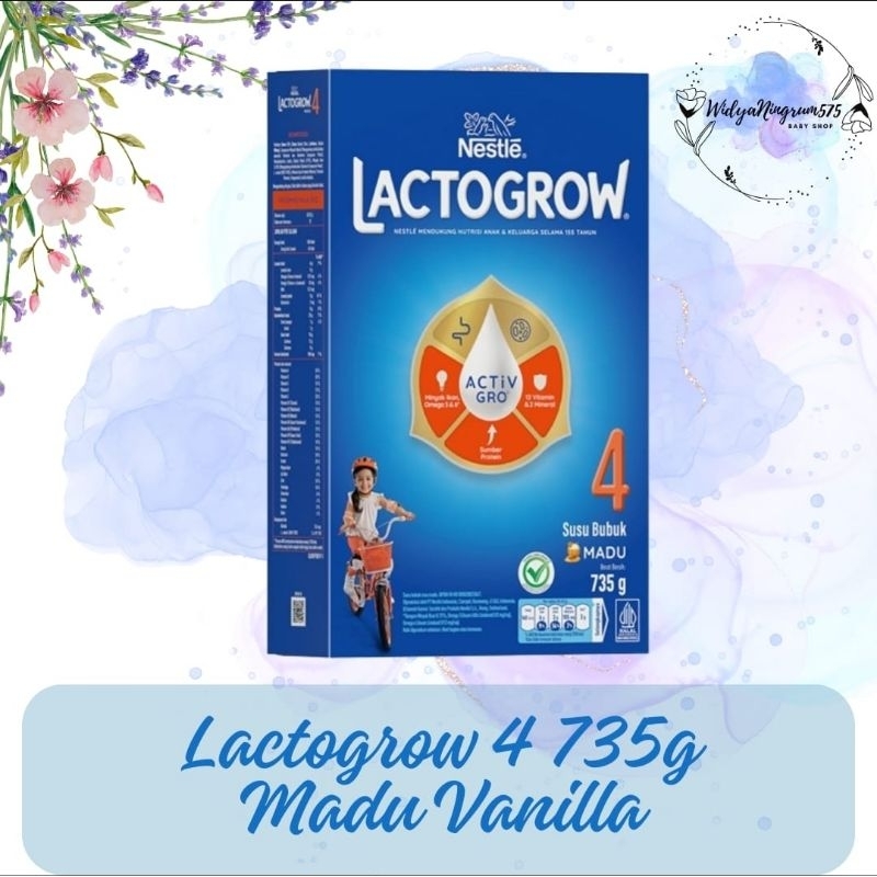 Jual LACTOGROW 4 MADU VANILA 1000GR | Shopee Indonesia