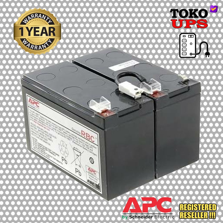 Jual Battery Replacement APC RBC113 Baterai RBC 113 APC BX1400 BX1100 ...