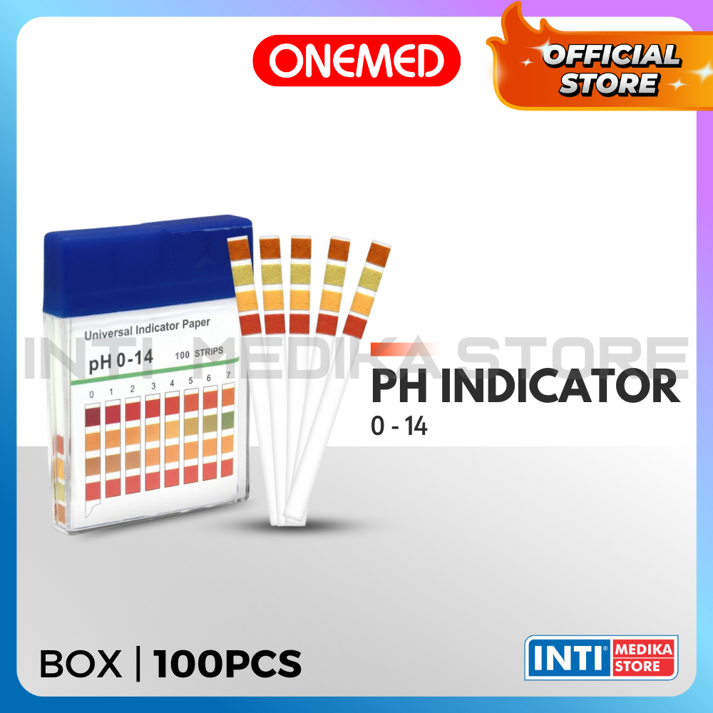 Jual ONEMED - PH Meter Indicator Paper 0-14 | Alat Pengukur Keasaman ...