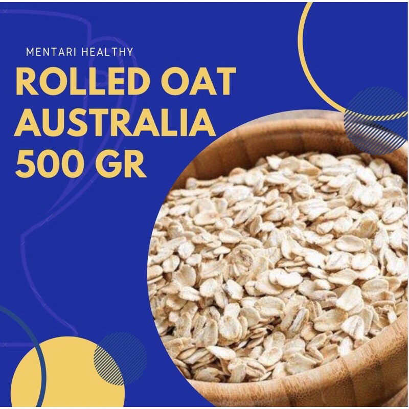 Jual Roasted Rolled Oat 500gr / Rolled Oat Panggang 500gr ORIGINAL ...