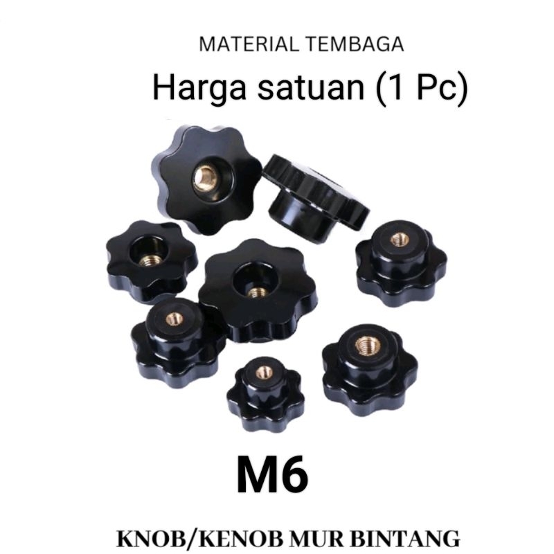 Jual Knob Bintang / Kenop Bintang / Mur Bintang / Knob Mur Bintang ...