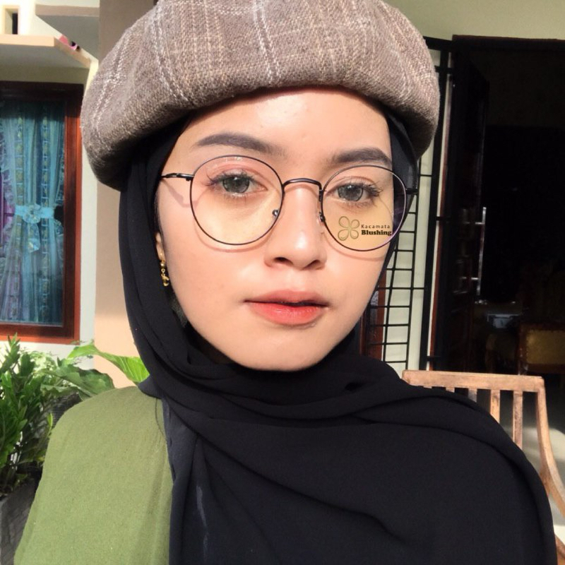Jual KACAMATA BLUSHING Frame Arden Full Black | Shopee Indonesia