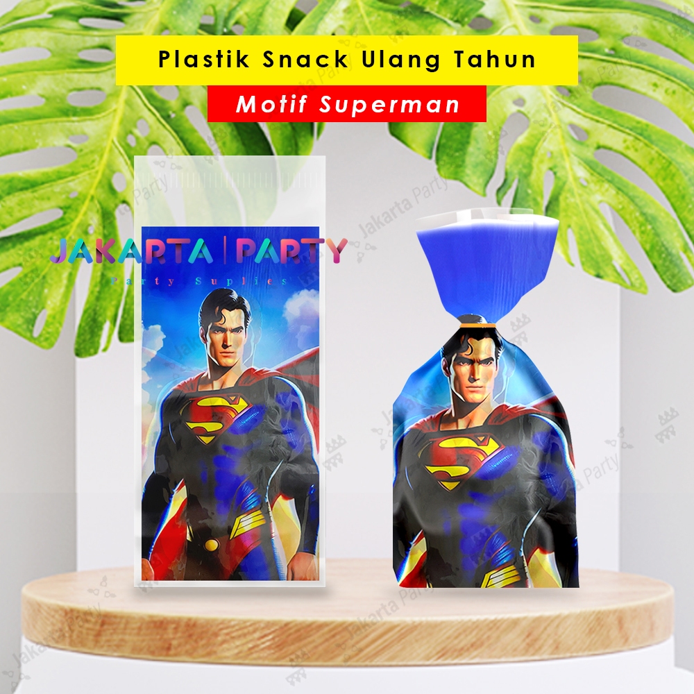 Jual Plastik Snack Superman / Plastik Bingkisan Superman | Shopee Indonesia