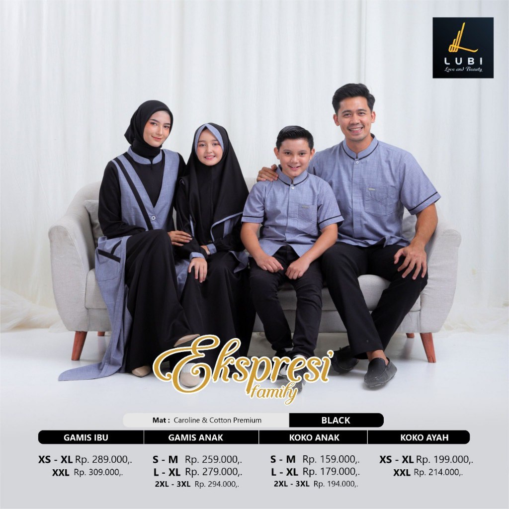Jual SARIMBIT 2024 LUBI PREMIUM TERBARU EKSPRESI FAMILY WARNA BLACK ORI ...