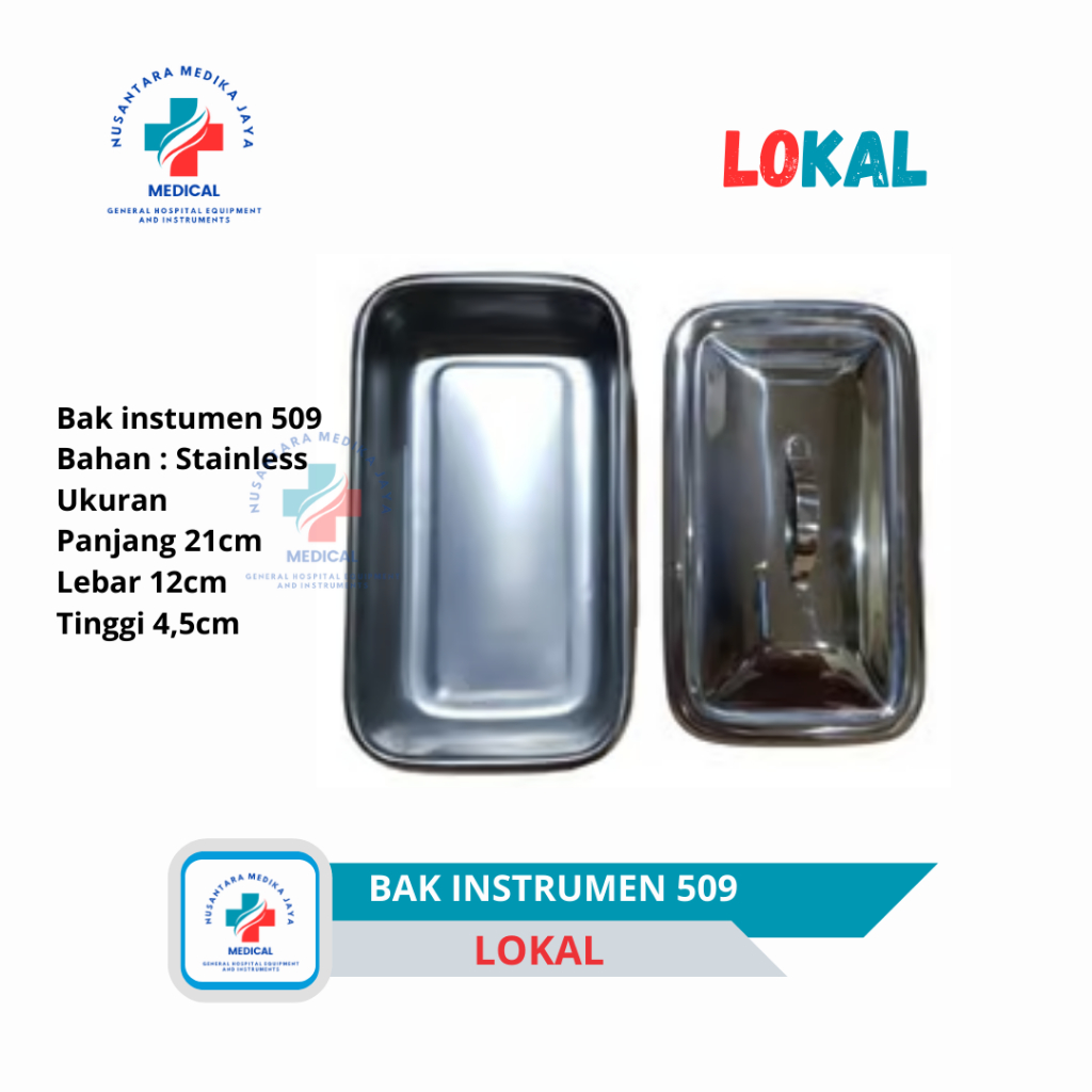 Jual Bak instrumen 509 stenlis / bak instrument 509 stainless | Shopee ...