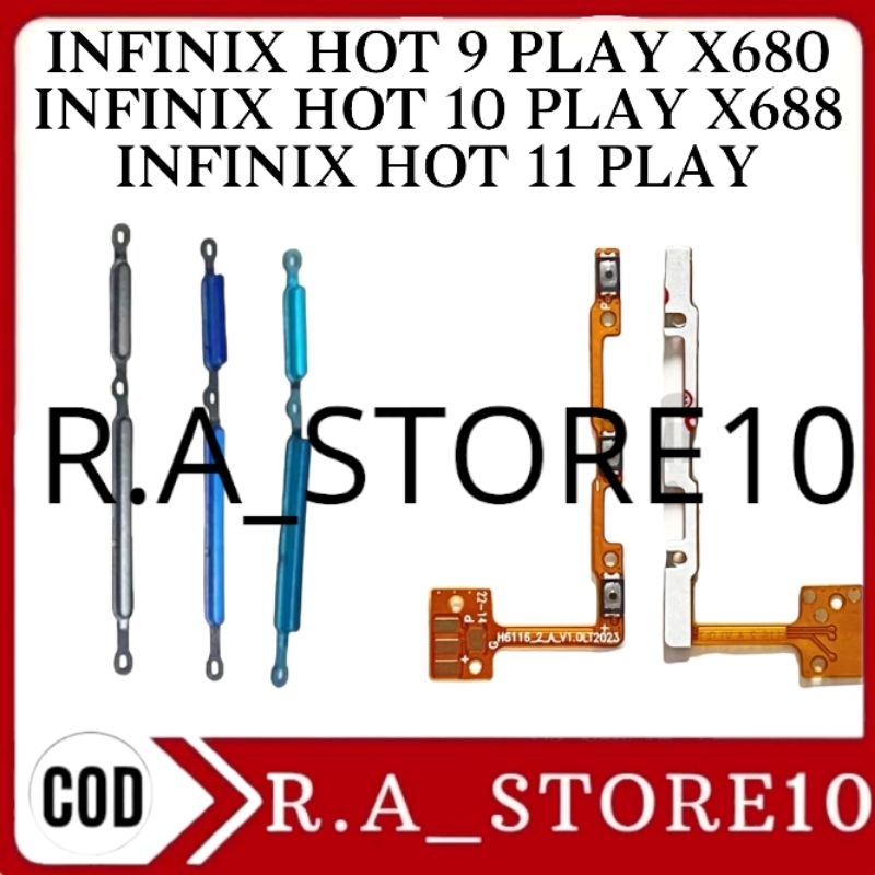 Jual Flexible Flexibel On Off Volume Infinix Hot 10 Play X688 X688C ...