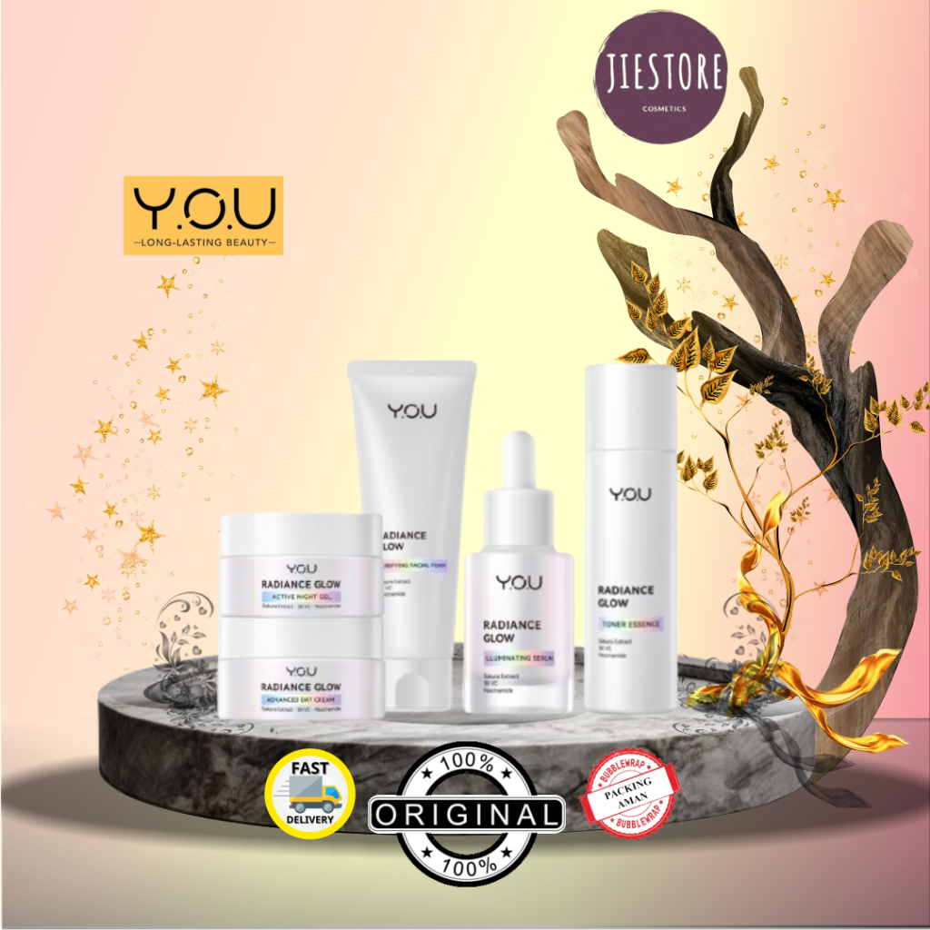 Jual YOU Radiance Glow Purifying Facial Foam // Illuminating Serum ...