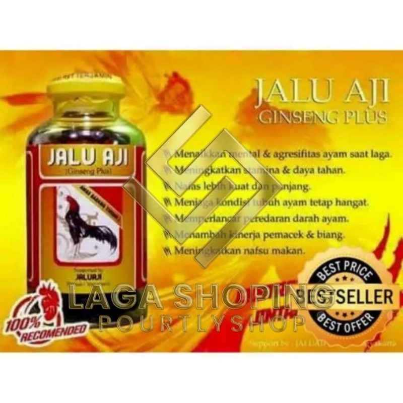 Jual JALU AJI 100 pil kamlang jamu ber vitamin ayam 100 pil | Shopee ...