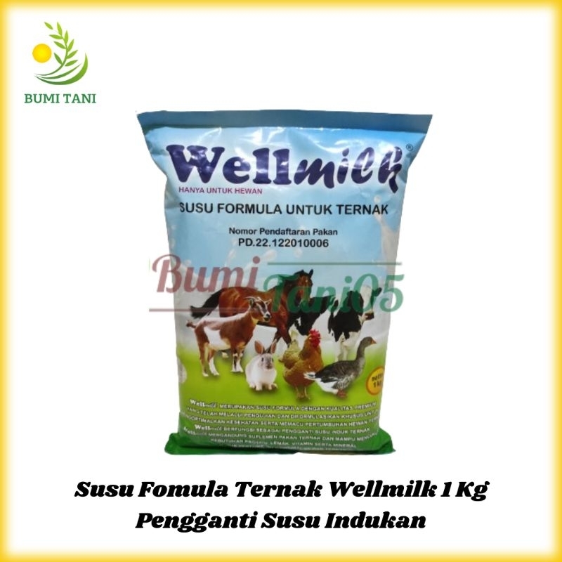 Jual Wellmilk 1Kg Premium Susu Formula Hewan Pengganti Susu Indukan ...
