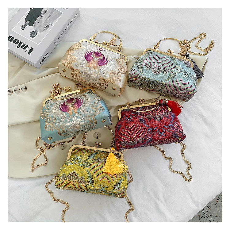 Jual tas kecil bordir china cheongsam wanita tas retro elegan Hanfu ...