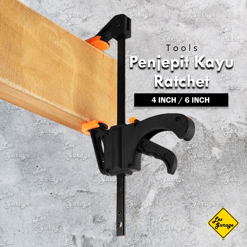 Jual F Clamp Kayu Alat Penjepit Klem Catok Kayu 4 6 8 12 Inch Quick ...