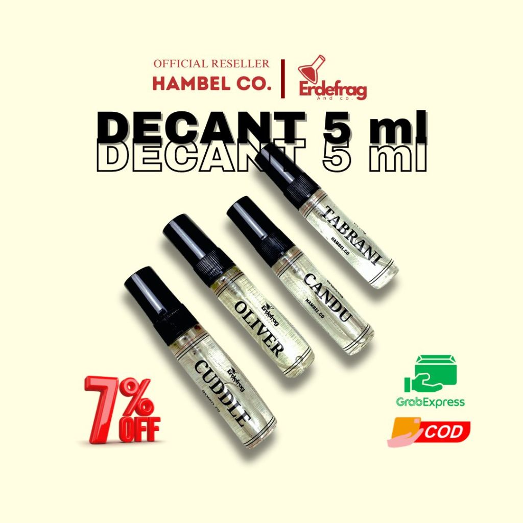 Jual DECANT PARFUM HAMBEL CO 5 ml Share In Jar Official Tester original ...