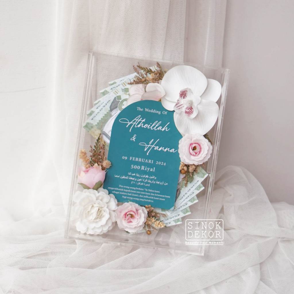 Jual Jual Mahar Akrilik / Bingkai Mahar Pernikahan / Mahar Nikah ...