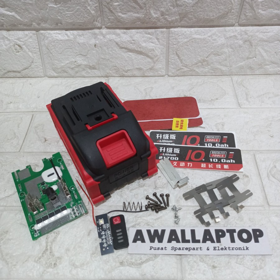 Jual case baterai LXT cordless DIY lithium 21700 5S 21V 10 15 cell 5 ...