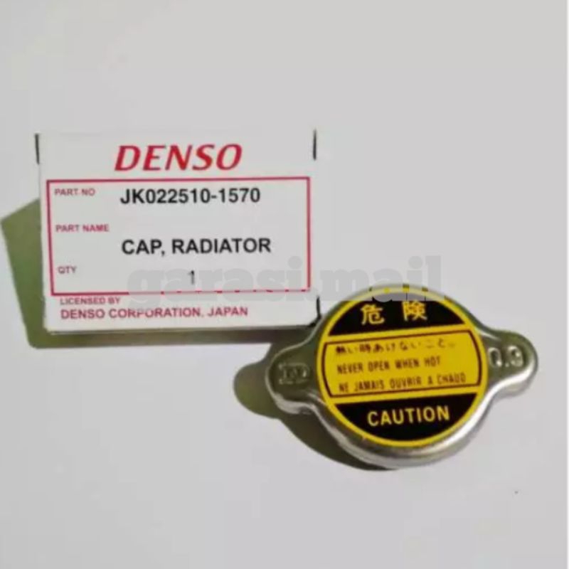Jual Tutup Radiator Denso 0.9 JK022510-1570 Cap Air Pendingin Colant 0 ...