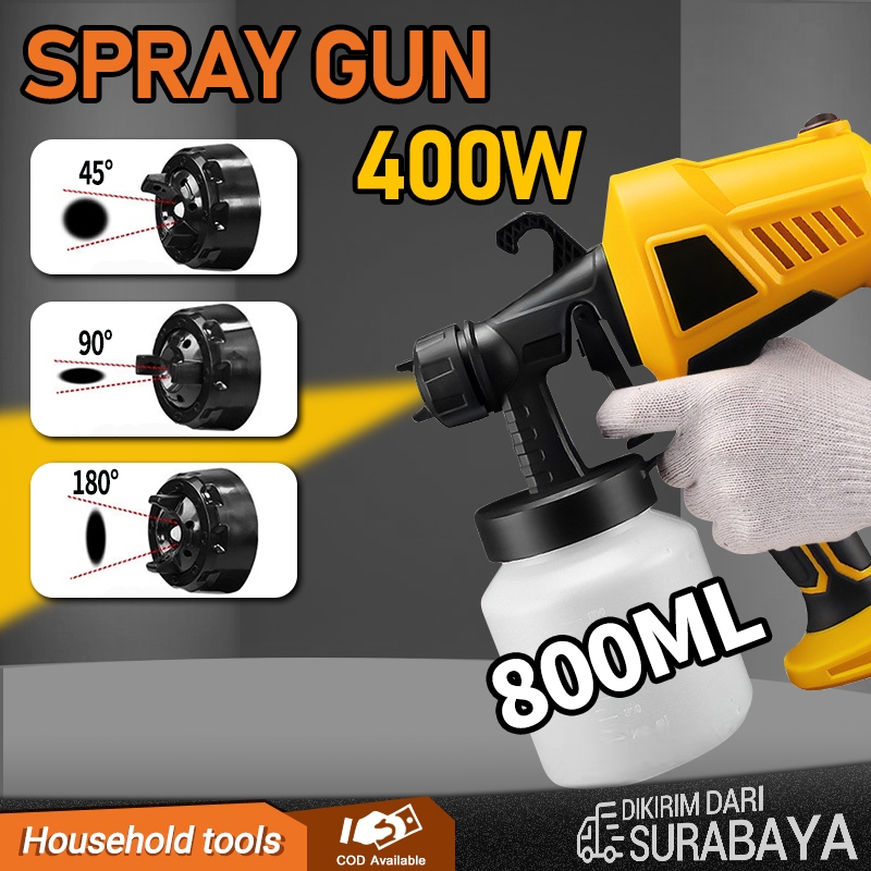 Jual Electric Spray Gun 800ML 550WATT Alat Semprot Cat Listrik Pistol ... Jual Electric Spray Gun 800ML 550WATT Alat Semprot Cat Listrik Pistol ...