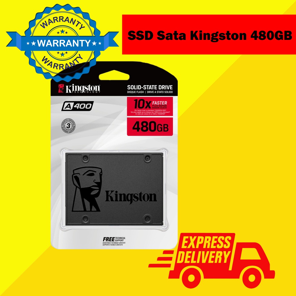 Jual SSD SATA 480GB Kingston A400 SATA 2.5" SSD Internal | Shopee Indonesia