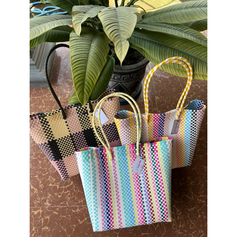Jual (PREMIUM) Tas Jali Tas Anyam 2 Line Size Besar Bahan Premium ...