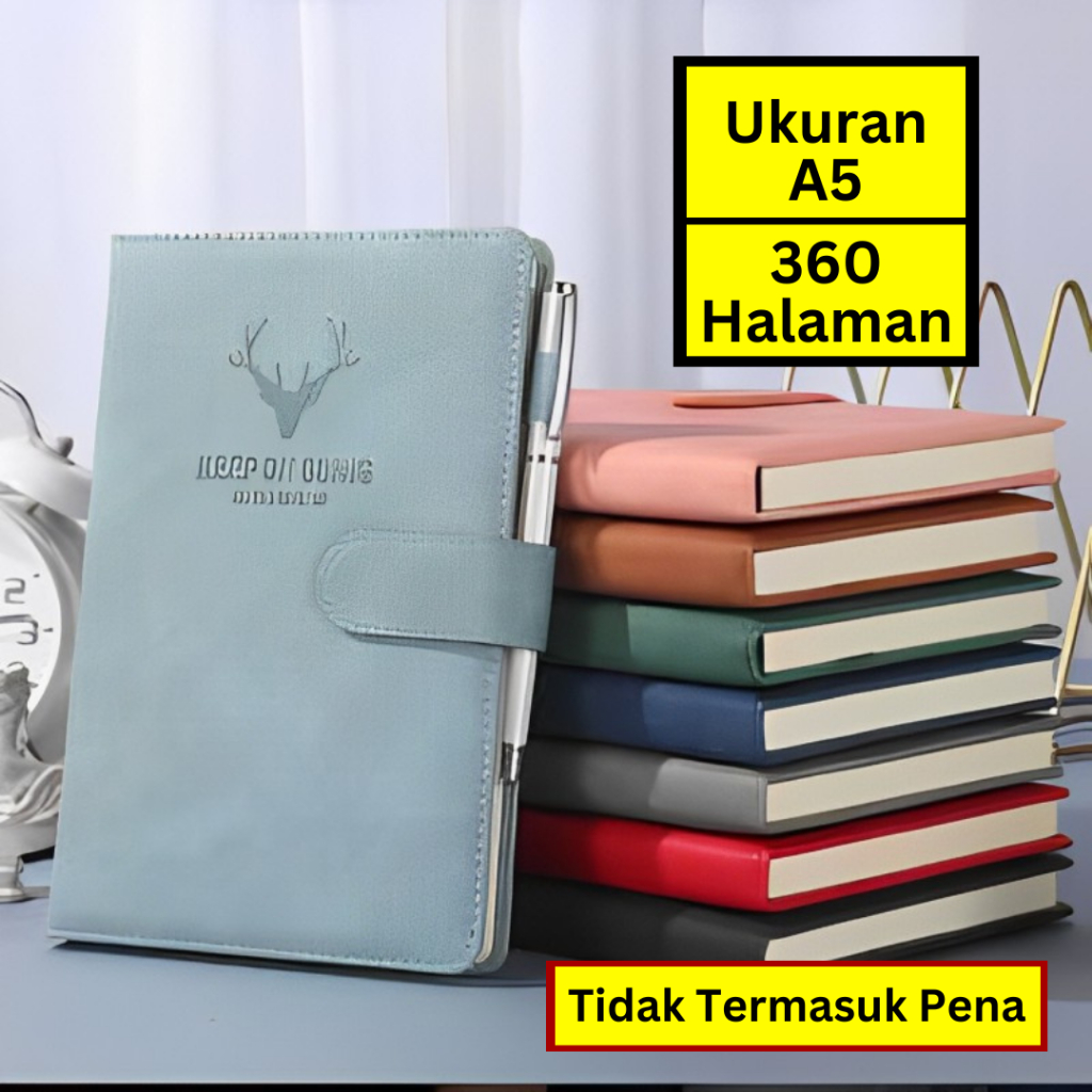 Jual Buku Diary Aesthetic Catatan Agenda Tebal Notebook | Shopee Indonesia