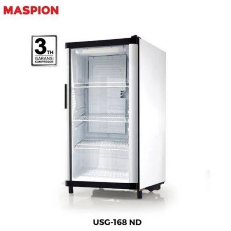 Jual SHOWCASE MASPION 168ND - SHOWCASE MASPION 3 RAK - KULKAS MINUMAN ...